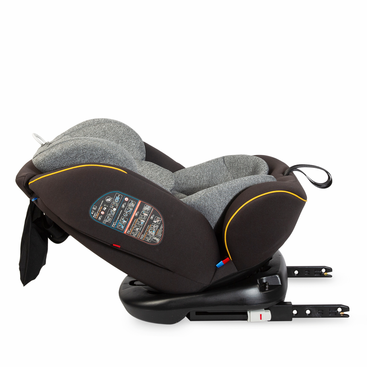 Scaun auto rotativ cu Isofix grupa 0-36 kg Nova Gri - Smart Baby Parteneri